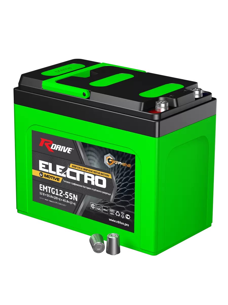 Аккумулятор RDrive ELECTRO Motive EMTG12-55N 12V 55Ач