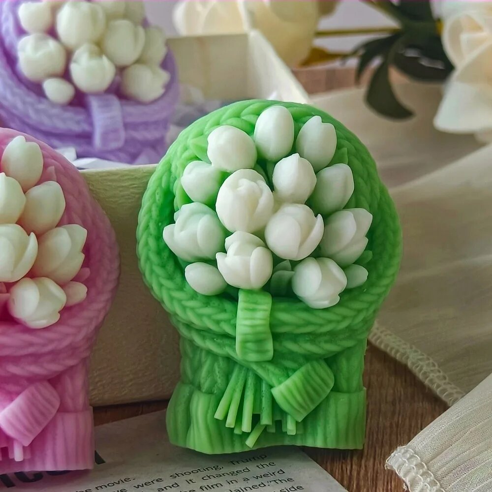 Форма для свечей Silicone SPMOLD Тюльпаны — фото 1