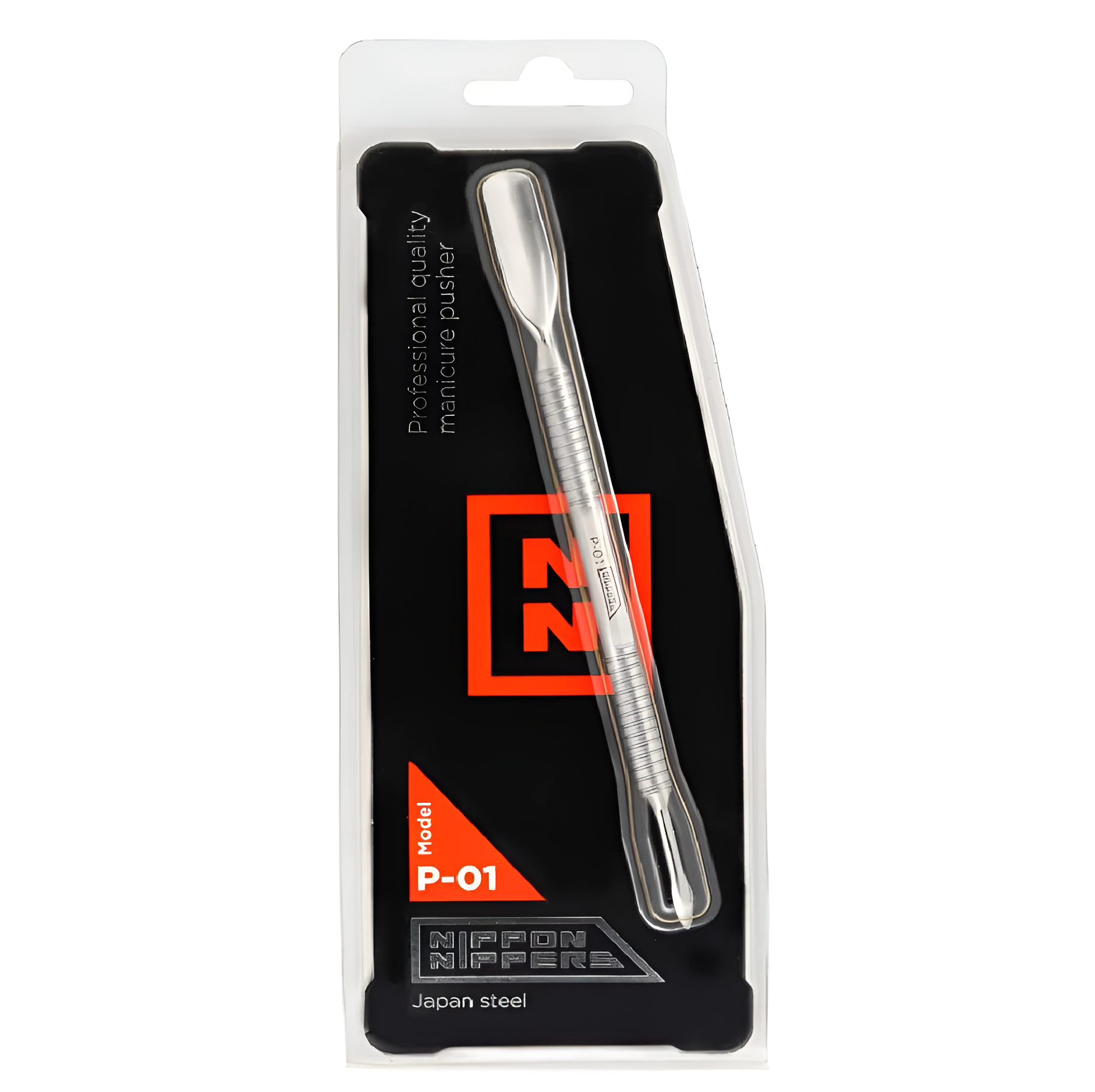 Пушер Nippon Nippers P-01, для маникюра, широкая лопатка, пика, 142 мм