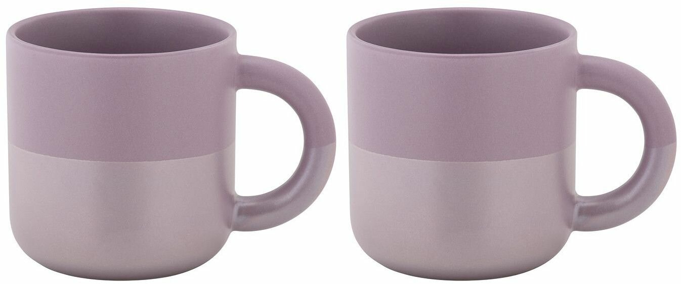 Набор из 2 кружек Maxwell & Williams Горизонт 350 мл, фарфор, чашки для чая и кофе 2 шт