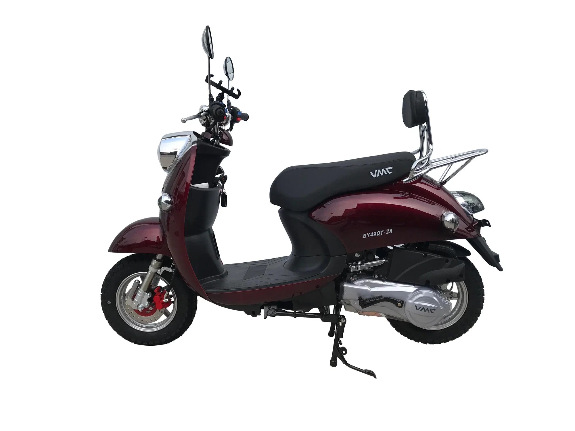 Скутер VMC VENTO "RETRO", 49.9 электростартер, вариатор, сигнализация Вишня
