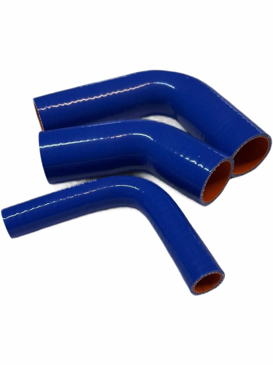 Патрубки радиатора МТЗ силикон (комплект 3 шт.)