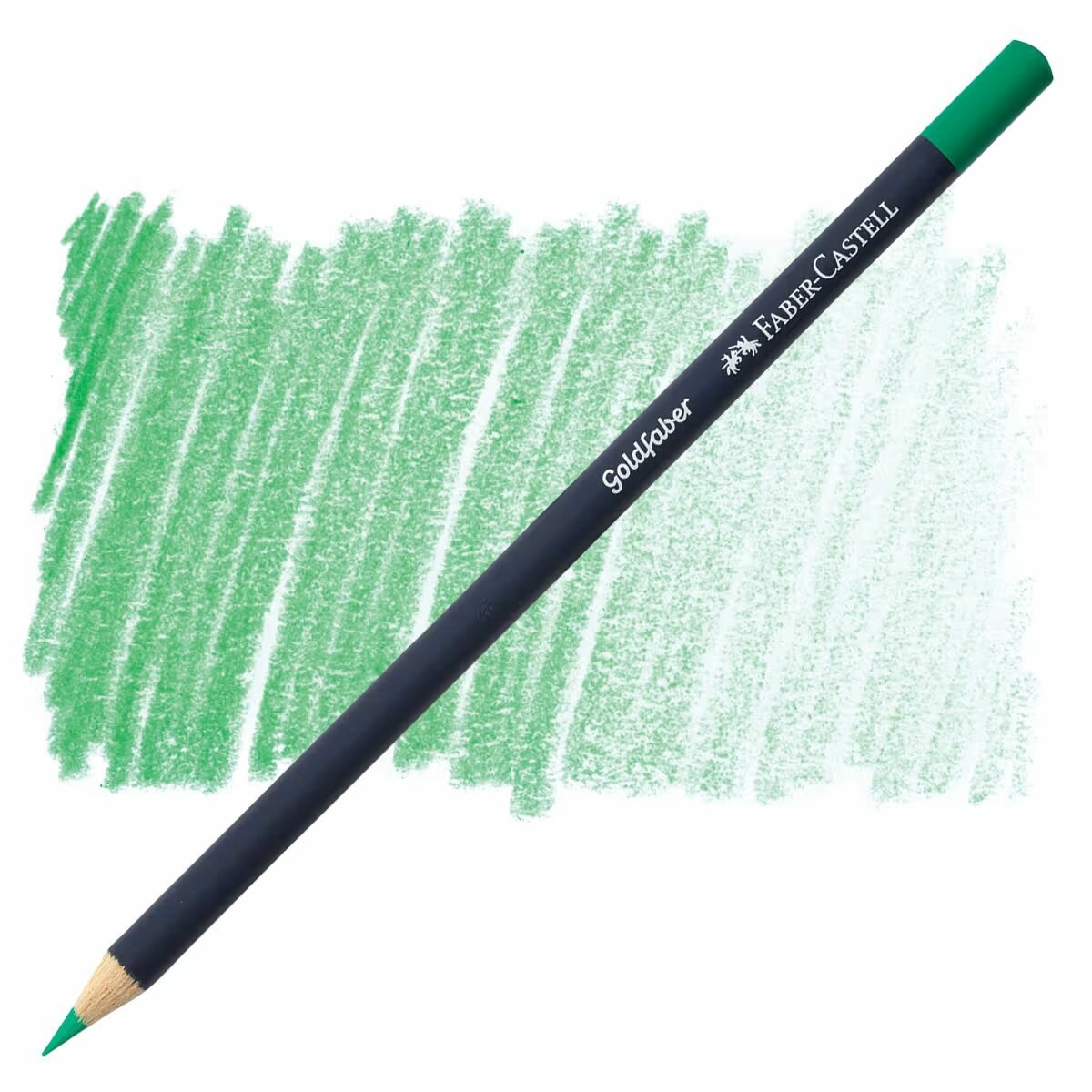 Карандаш художественный Faber-Castell "Goldfaber", цвет 162 светло-фтало-зеленый