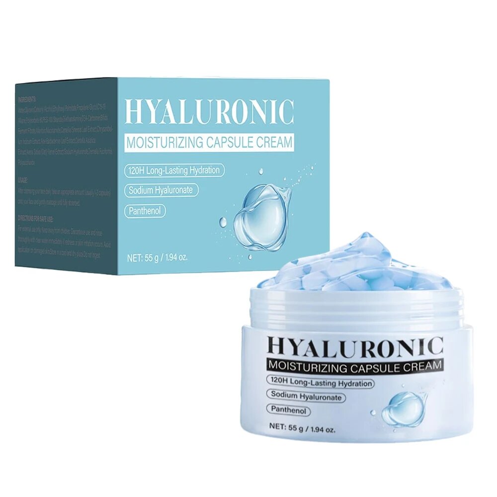 Крем-капсулы С Гиалуроновой Кислотой Для Лица: Длительное Увлажнение, Укрепление Гидроплёнки, Успокаивающий Эффект