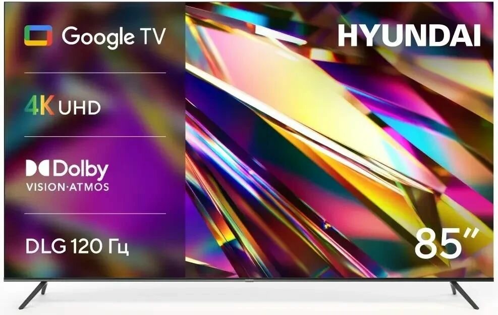 Телевизор Hyundai H-LED85BU7011, черный