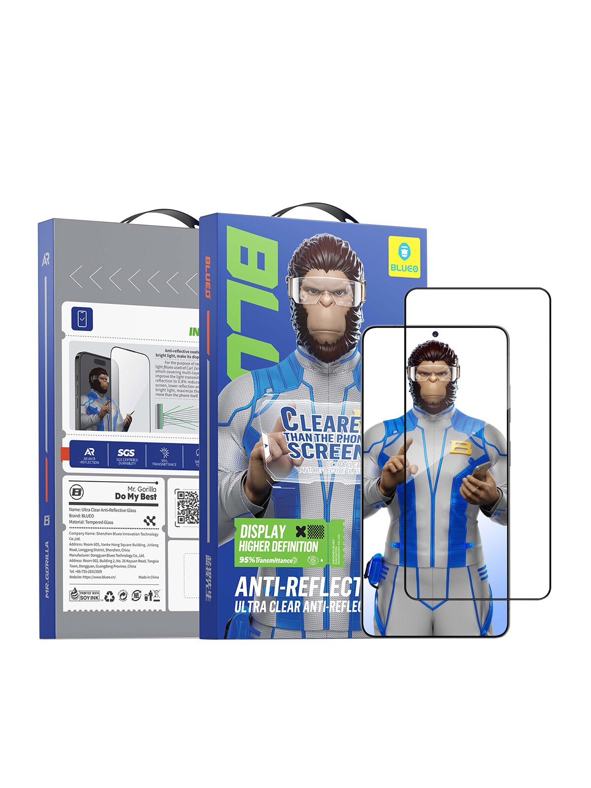 Защитное стекло BlueO для Samsung Galaxy S26, AR Anti-reflective с ультравысокой пропускной способностью