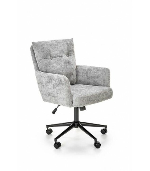 Кресло компьютерное Halmar FLORES (светло-серый/черный)