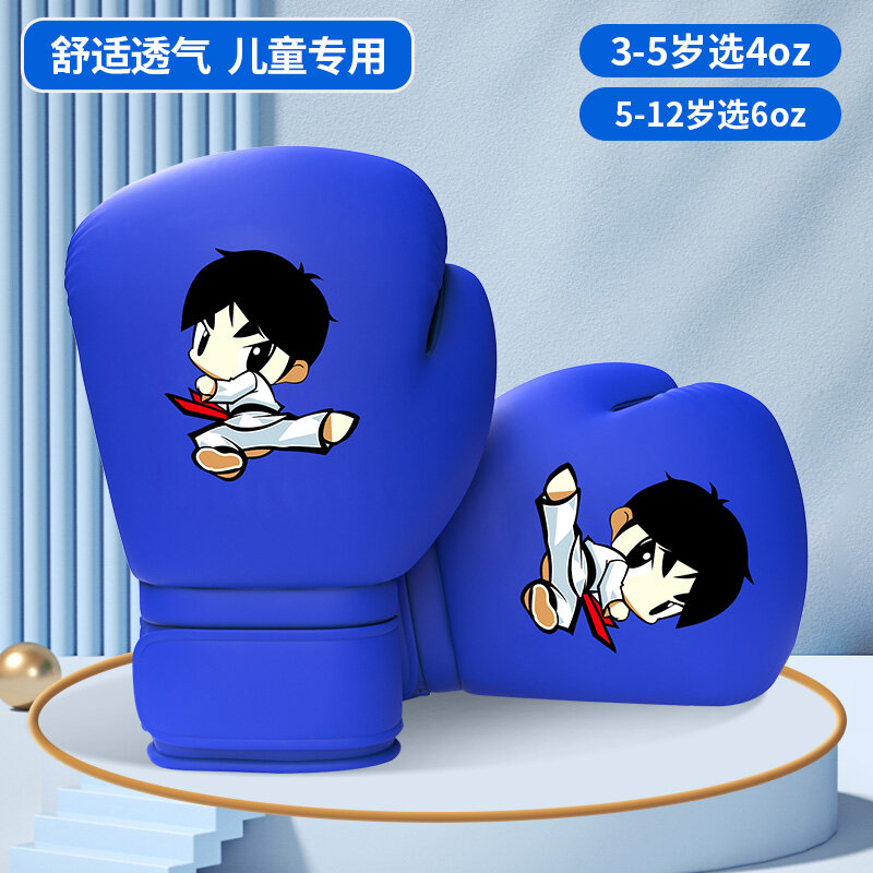 Детские спортивные боксерские перчатки, профессиональный набор для мальчиков и малышей, комбинированные перчатки для спаррингов и тренировок по боксу.