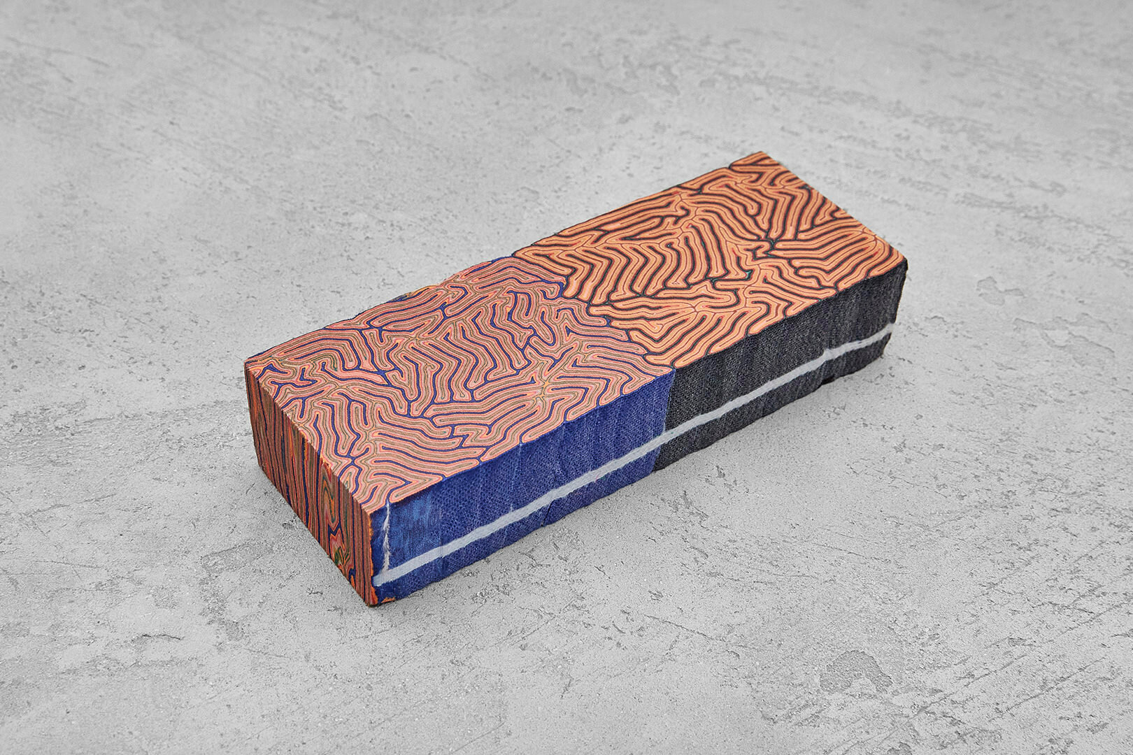 Авторская микарта, блок 134х48х27мм T078