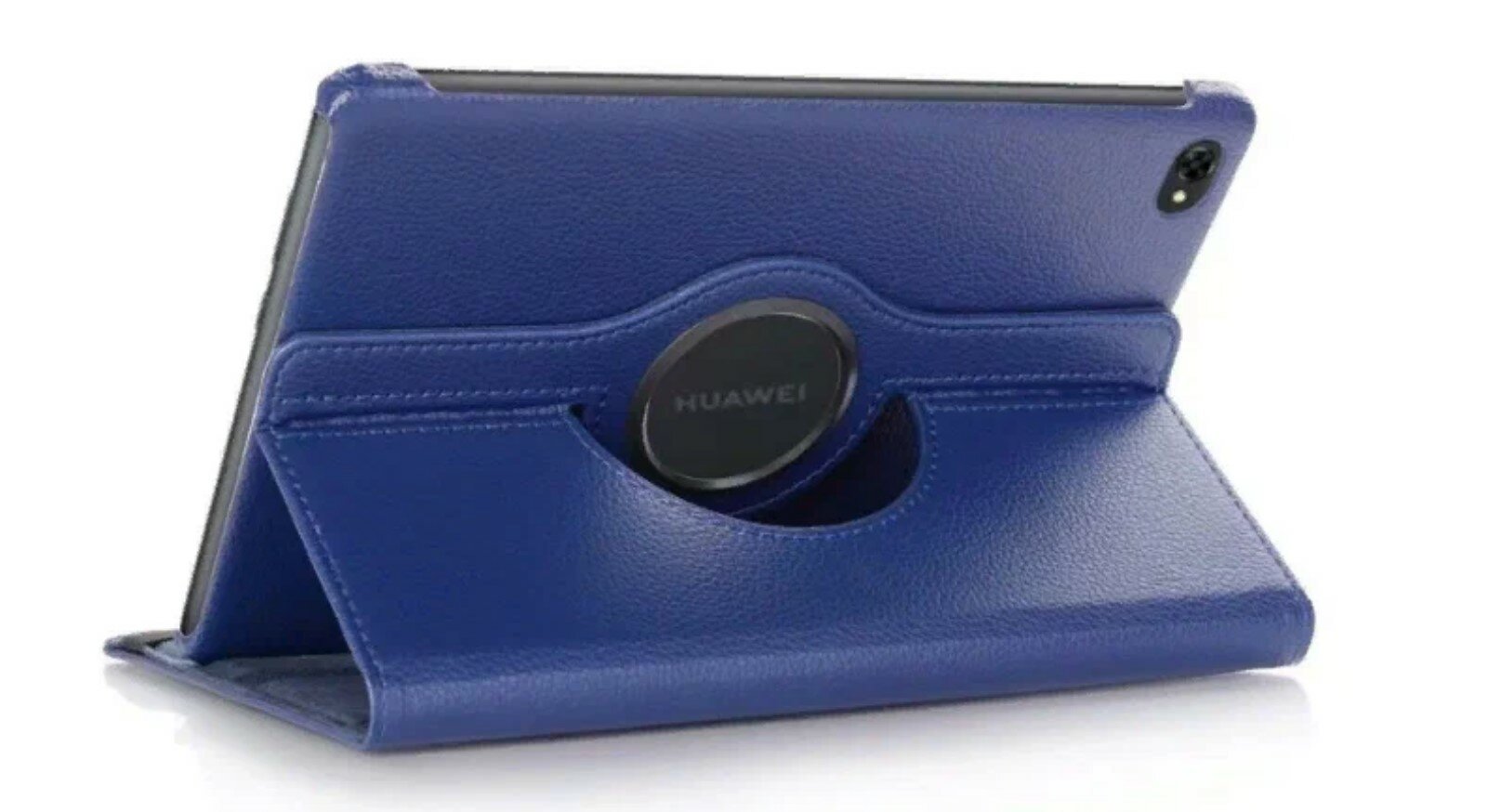 Чехол-подставка MyPads для Huawei MediaPad T1 T1-701u 7.0 на пластиковой основе кожаный поворотный синий