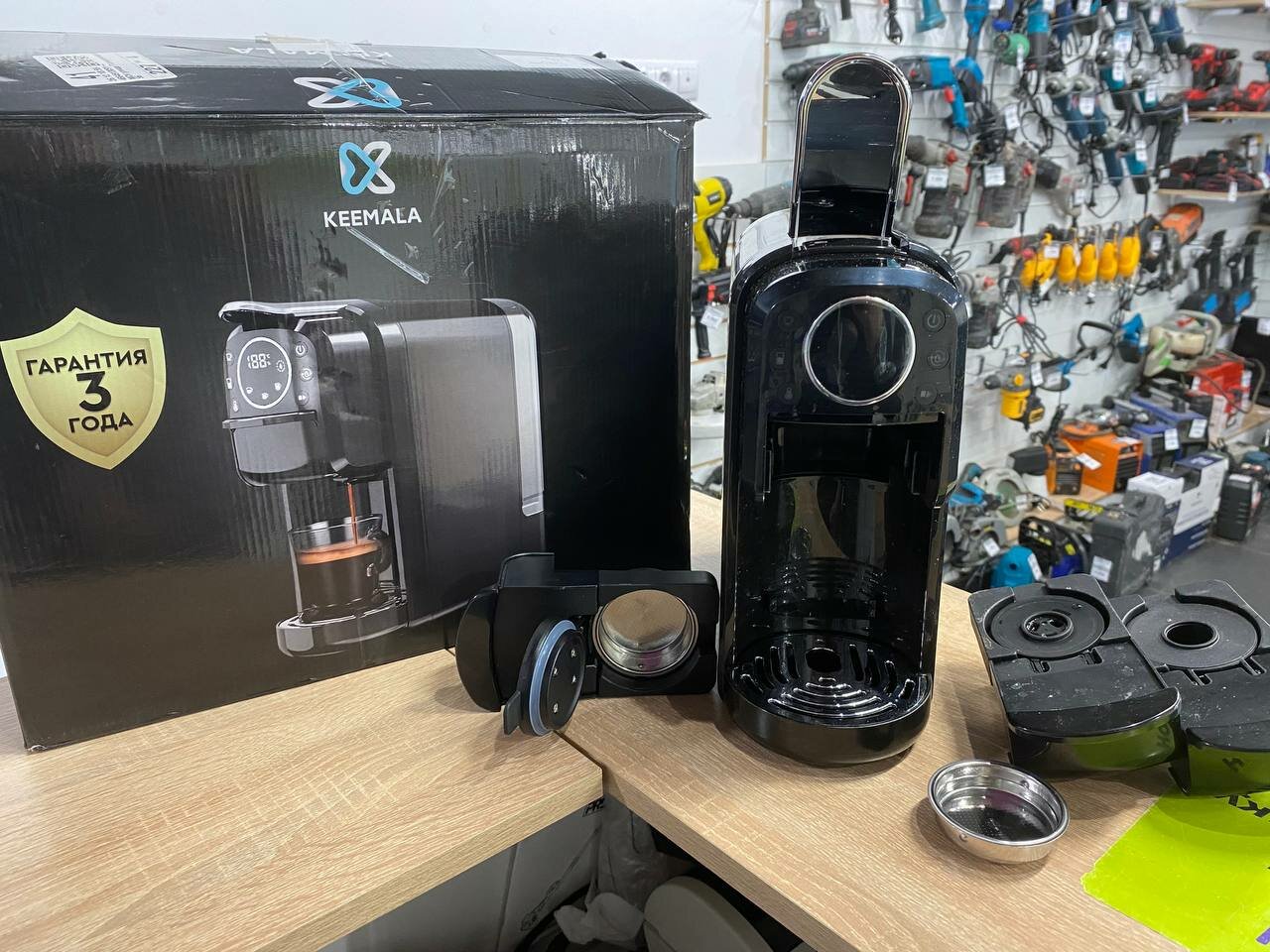 Капсульная кофемашина автоматическая Nespresso и Dolce Gusto 4в1