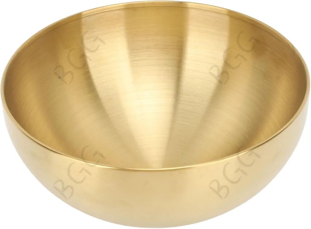 Миска Круглая чаша 2800 мл золотой, 1 шт