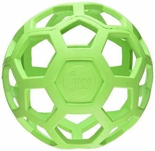 Игрушка для собак Мяч-пазл дозатор лакомства JW Pet Hol-ee Roller Rubber Dog Toy, Large