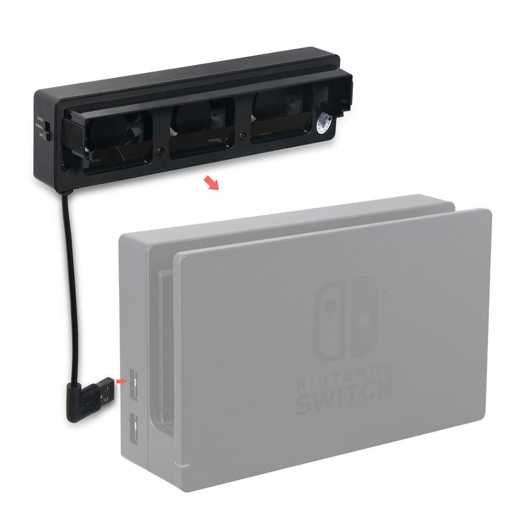 USB-кулер для Nintendo Switch, Черный — фото 1
