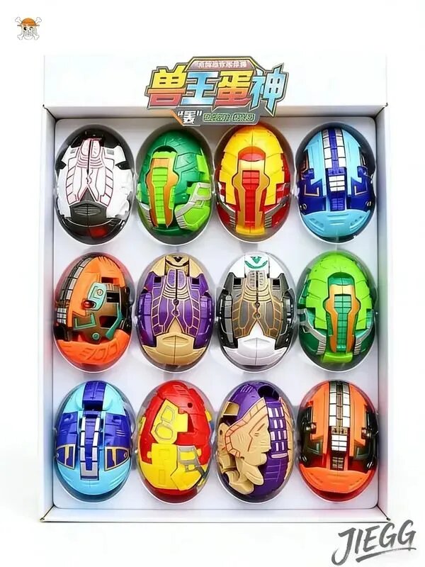 Игрушечные деформированные яйца, Коробка из 12 штук