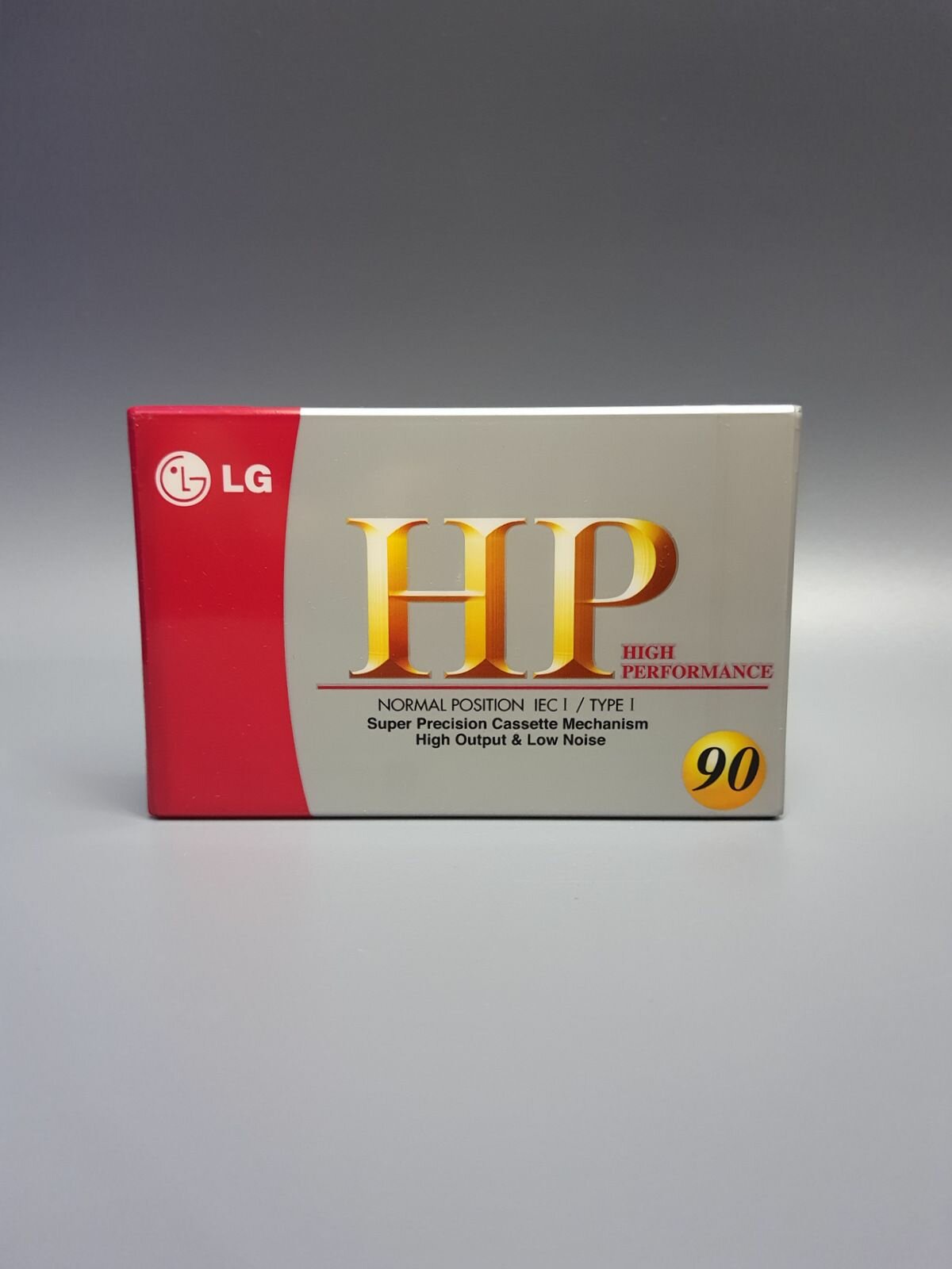 Аудиокассета LG HP90 IEC I/TYPE I 1997-2000г.