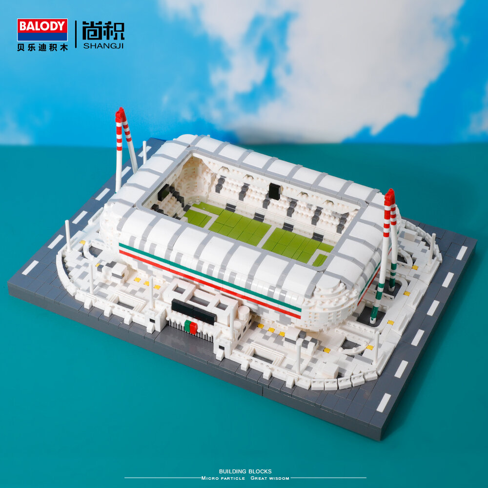 Конструктор 3D Balody Футбольный Стадион Альянц Арена, Ювентус, Италия, 2348 детали - BA16629