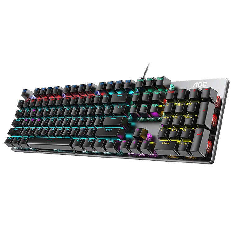 Проводная игровая клавиатура унисекс AOC GK410, 104 клавиши, 5103133