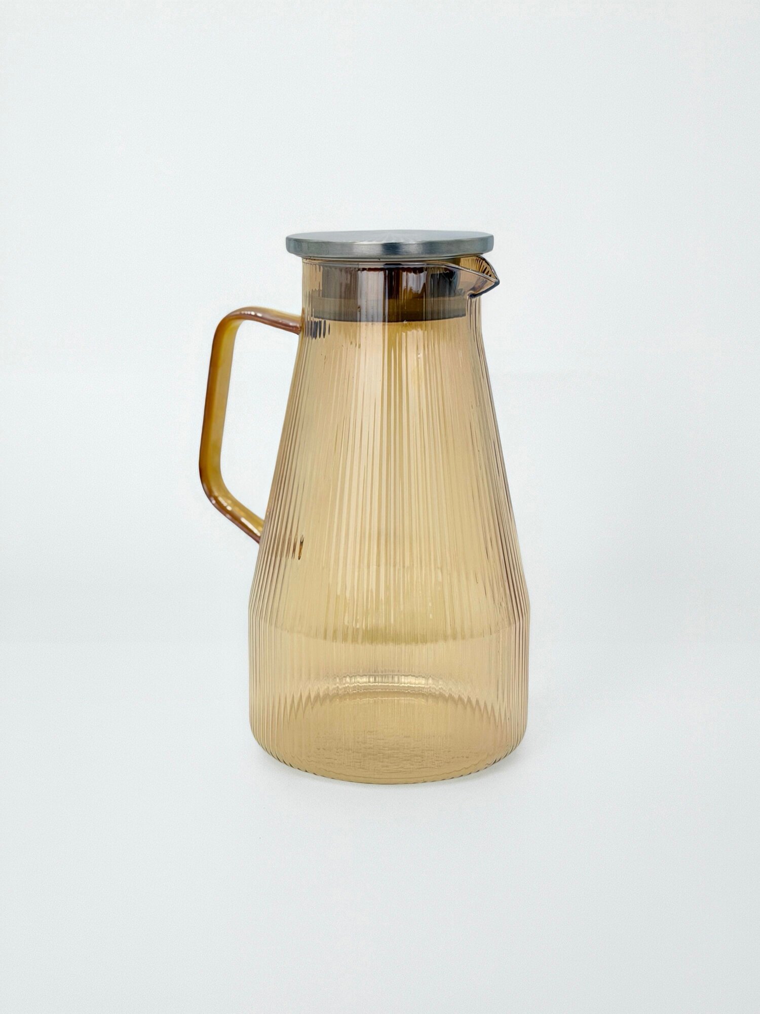 Чайник-кувшин для воды стеклянный, кувшин для напитков, жаропрочный,1.4 л