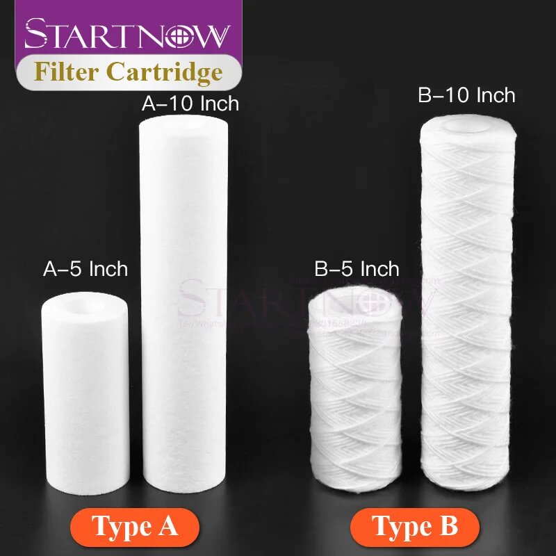 Фильтрующий картридж Startnow 5/10 дюймов 5-микронный Wire Wound, 5 Inch
