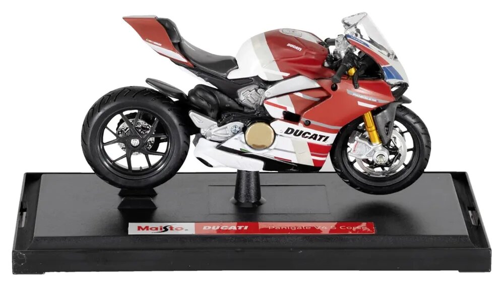 Maisto Ducati 1199 Panigale V4 S Corse Игрушечный мотоцикл 1/18 — фото 1