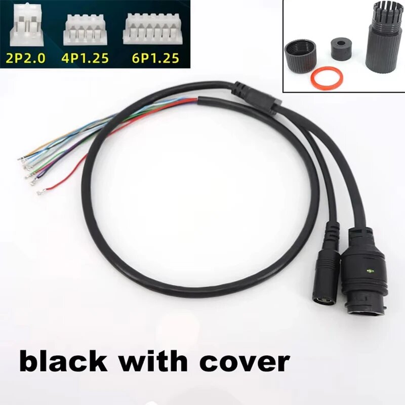 FVJVYE Двусторонний 11-жильный кабель POE Ethernet черный black with cover