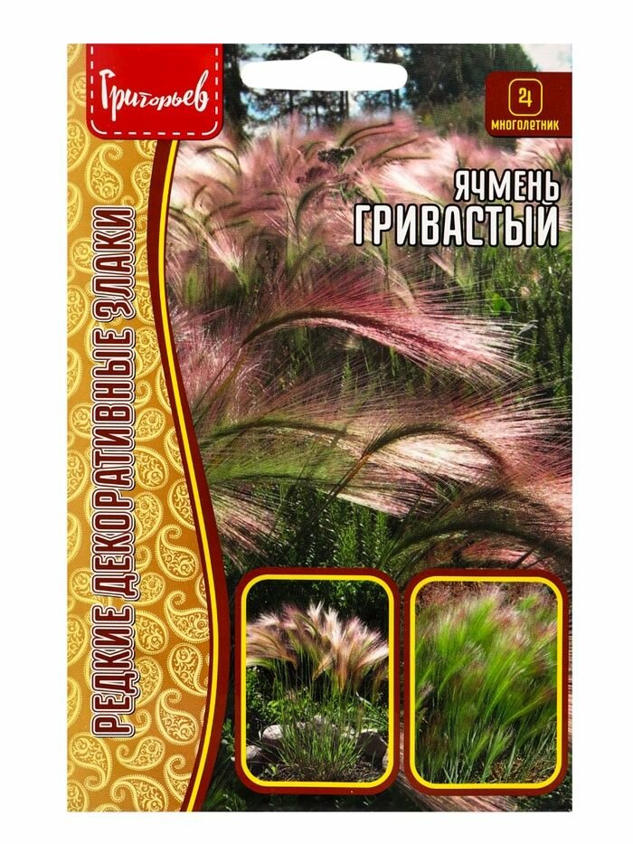 Семена Ячмень Гривастый 0,1г. 12.29 г.
