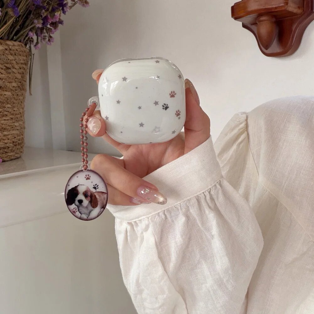 Чехол для наушников Samsung Galaxy Buds 2 3 Pro Live FE Core с for Buds Core 2025, with keychain