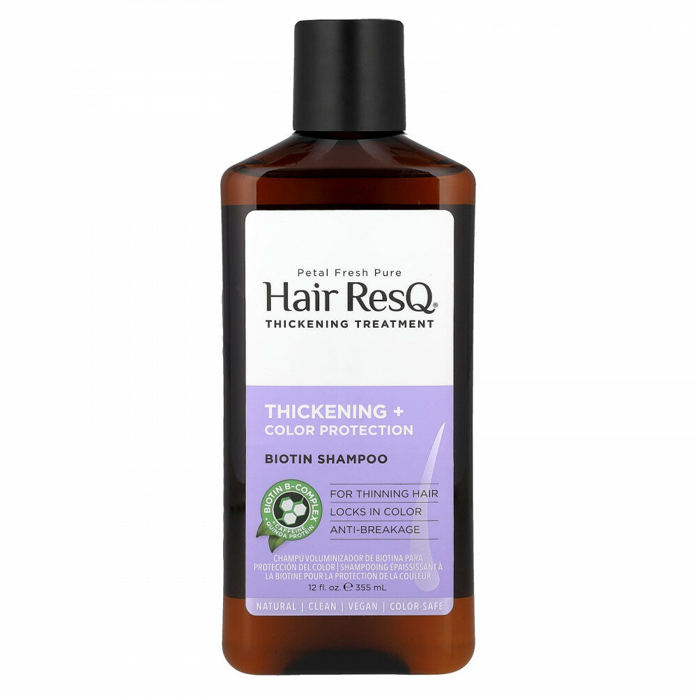 Petal Fresh, Hair ResQ®, средство для густоты волос, шампунь с биотином, 355 мл (12 жидк. унций)