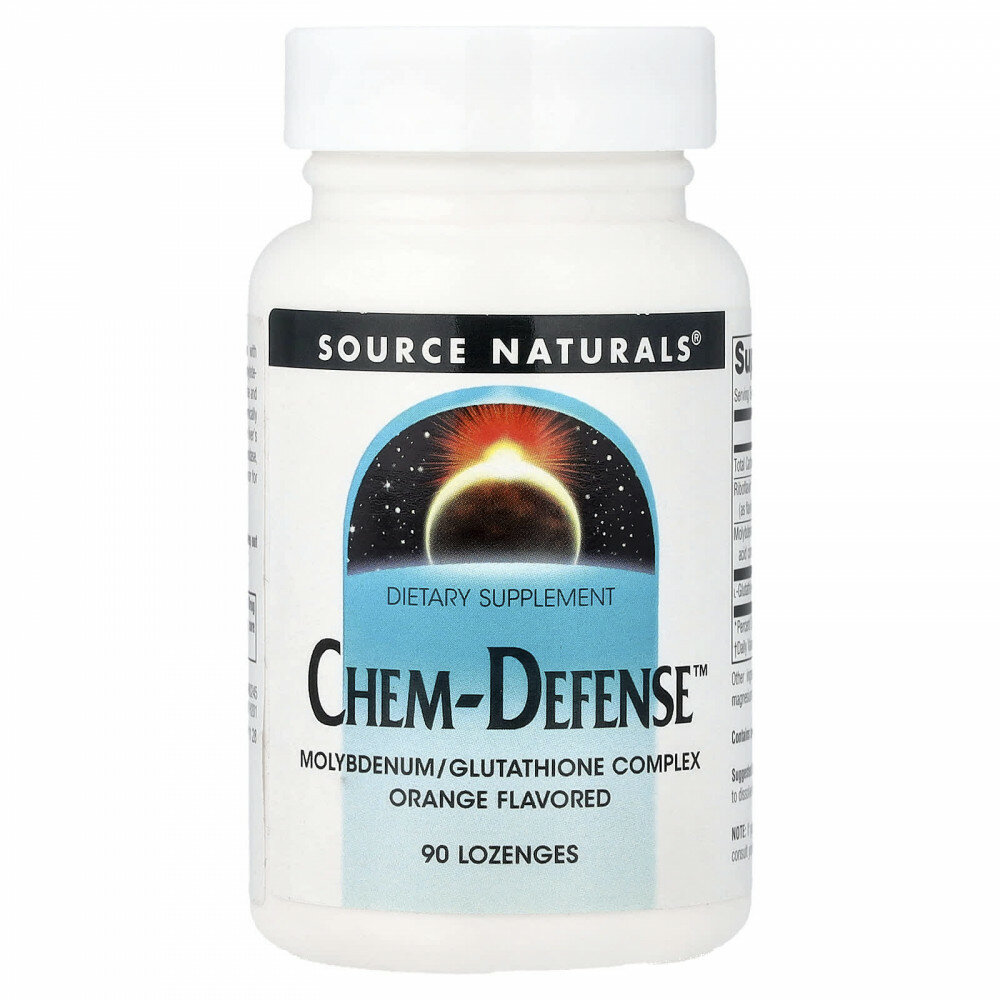 Source Naturals, Chem-Defense™, апельсин, 90 пастилок