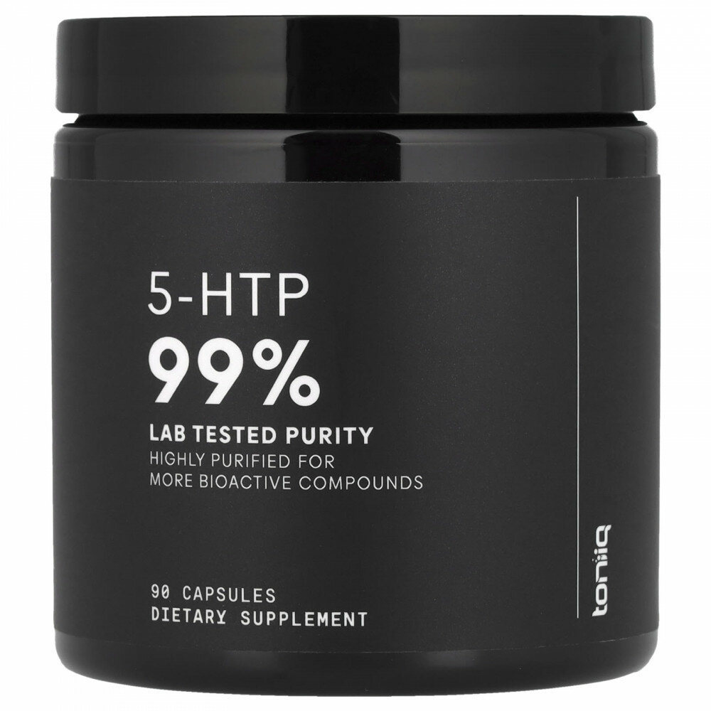Toniiq, 5-HTP, 90 капсул (200 мг в 1 капсуле)