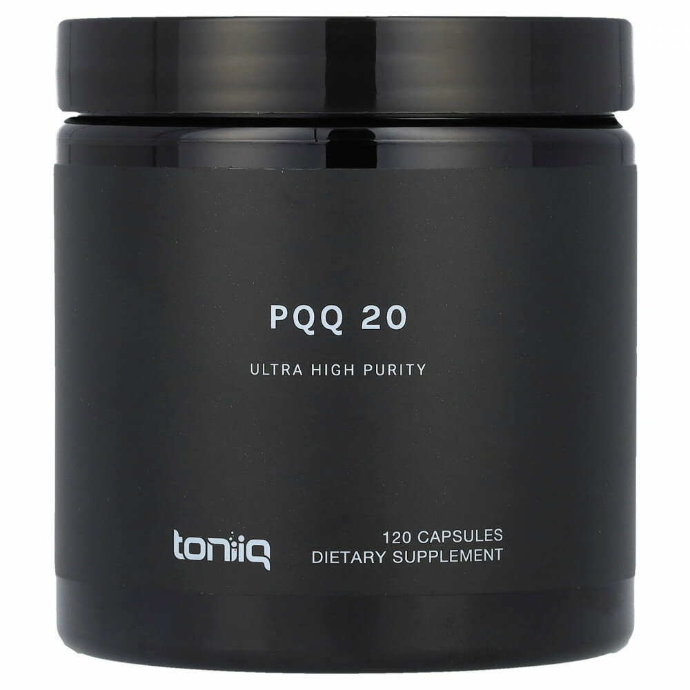 Toniiq, PQQ 20, 120 капсул (20 мг на капсулу)