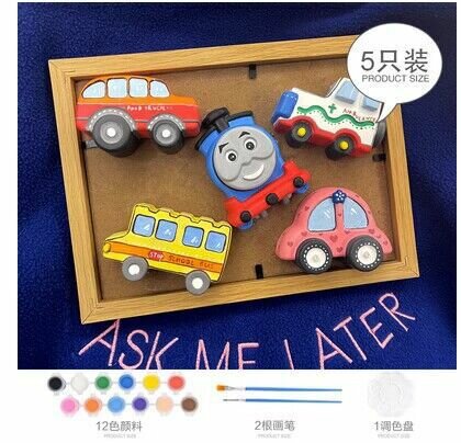 Пазл Гипсовая кукла Раскраска Граффити Рюкзак Медведь Креативный DIY Раскраска Детская живопись Образовательное ремесло