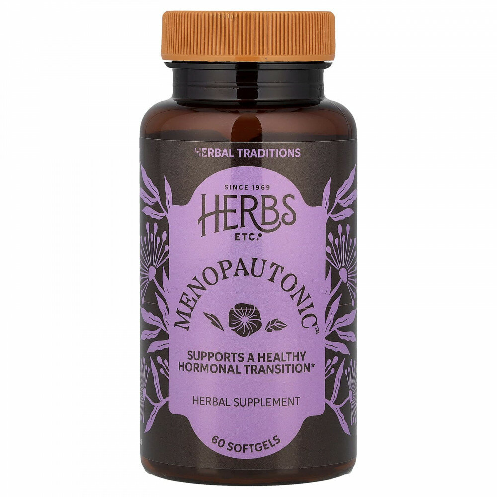 Herbs Etc, Menopautonic™, 60 капсул (400 мг в 1 капсуле)