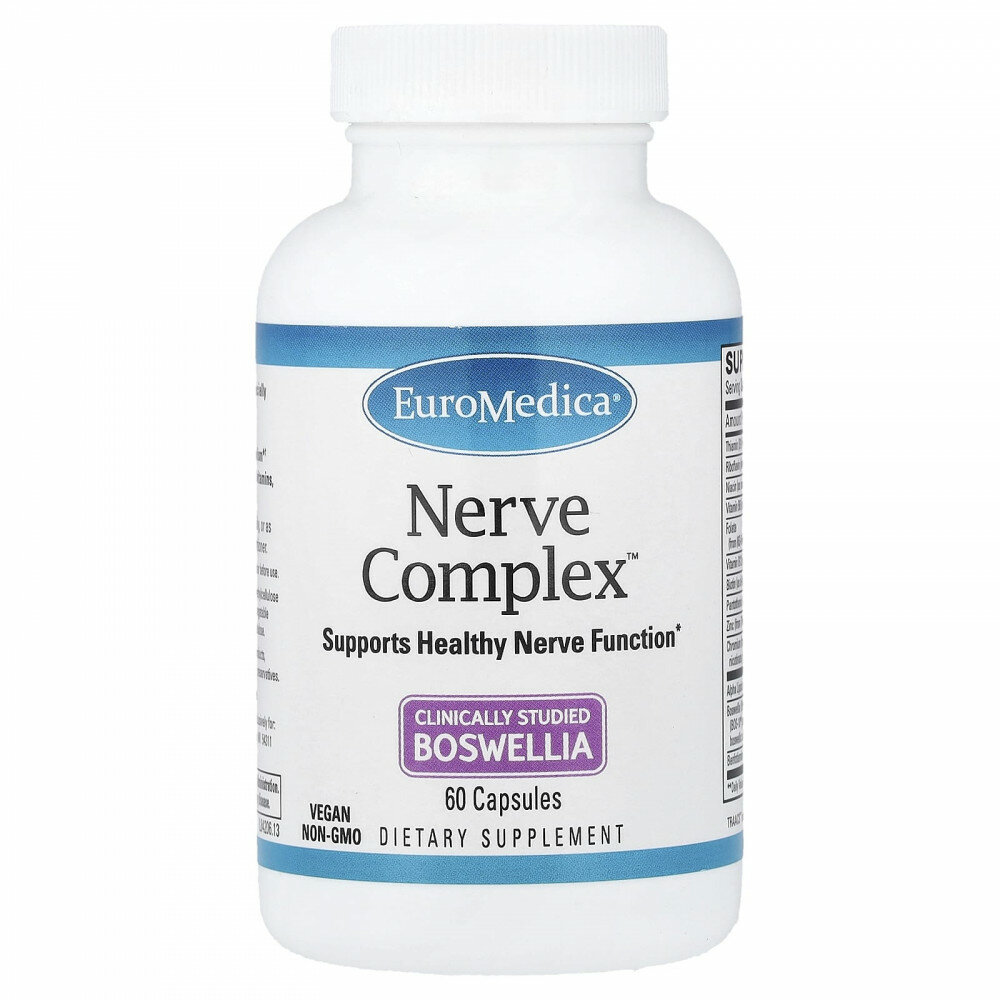 EuroMedica, Nerve Complex™, 60 капсул