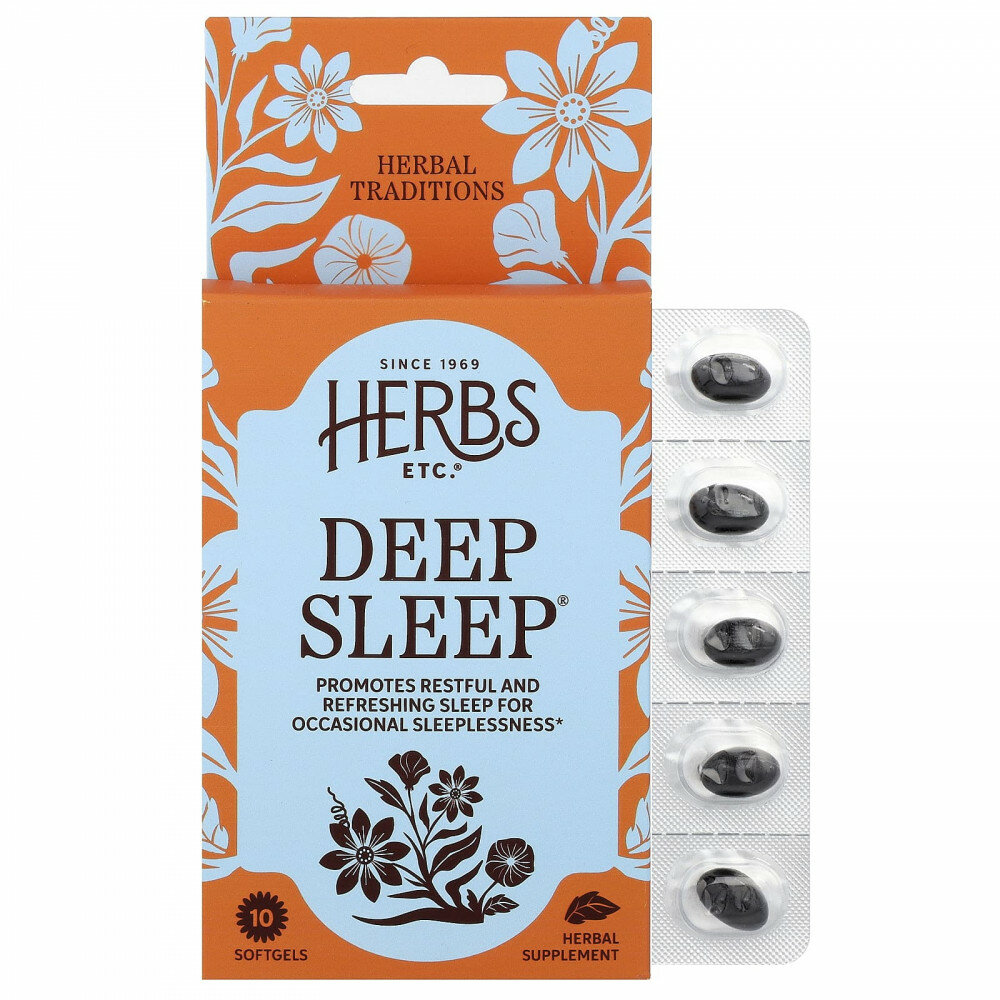 Herbs Etc, Deep Sleep®, 10 капсул