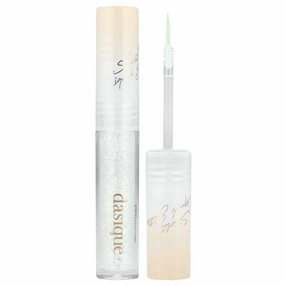 Dasique, Starlite Jewell, жидкие блестки, оттенок 01, морозное золото, 1,8 г (0,06 унции)