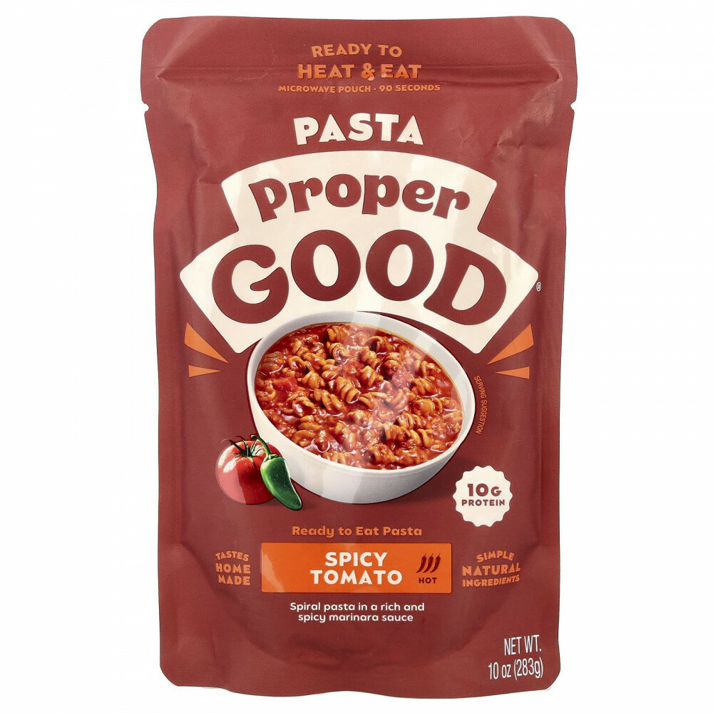 Proper Good, готовая к употреблению паста, пряный томат, острый, 283 г (10 унций)