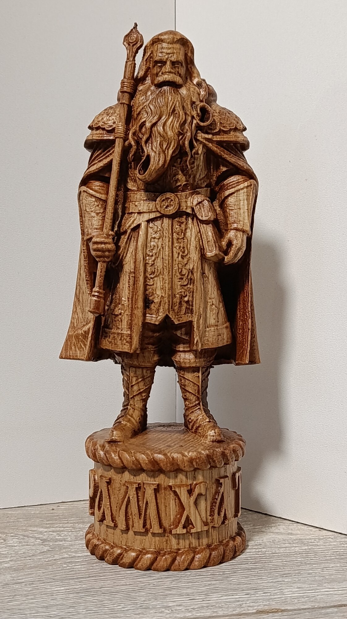 Статуэтка Рамхат из натурального массива дерева славянская мифология