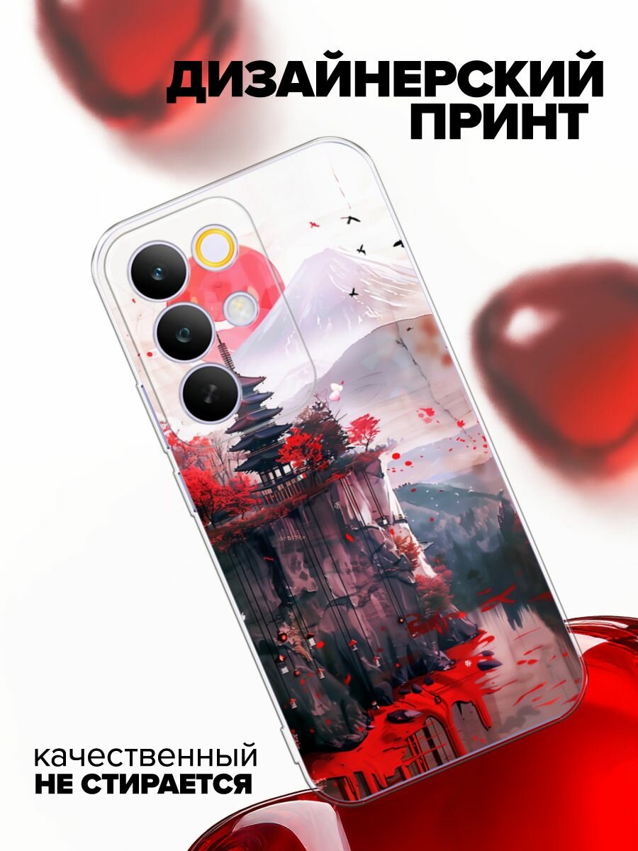 Чехол на Realme C85 Pro / Реалми C85 Про с принтом Японская картина — фото 1