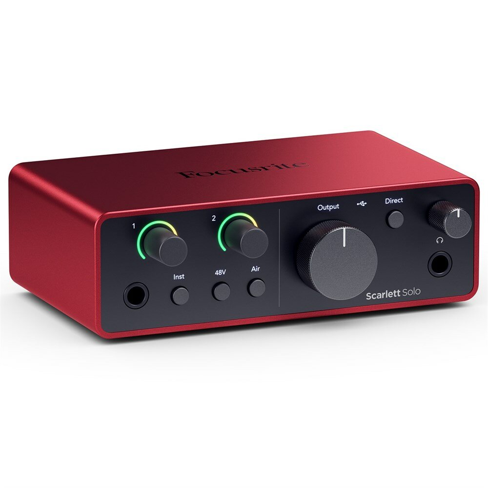 Звуковая карта FOCUSRITE Scarlett Solo 4th Gen