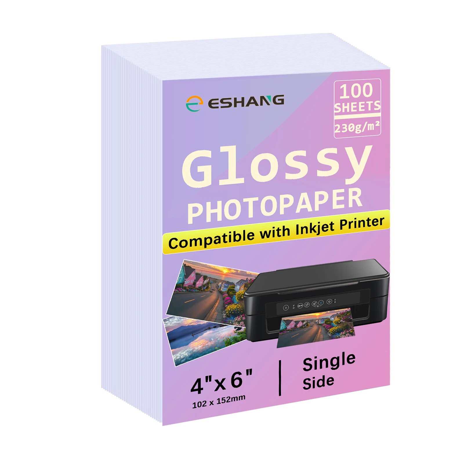 ESHANG фотобумага 4R глянцевая 100 листов