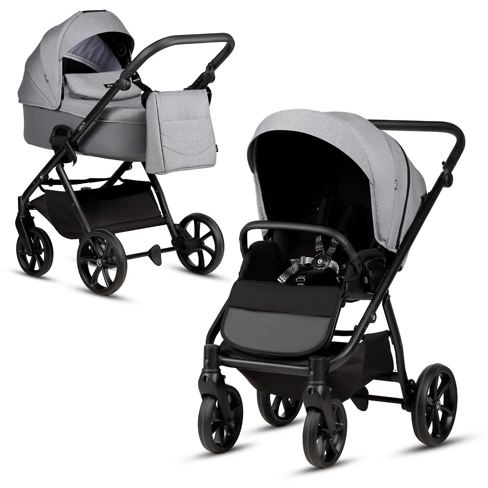 Детская коляска 2в1 Tutis Leo 3+, цвет Stone Grey (Серый), артикул производителя 1582227