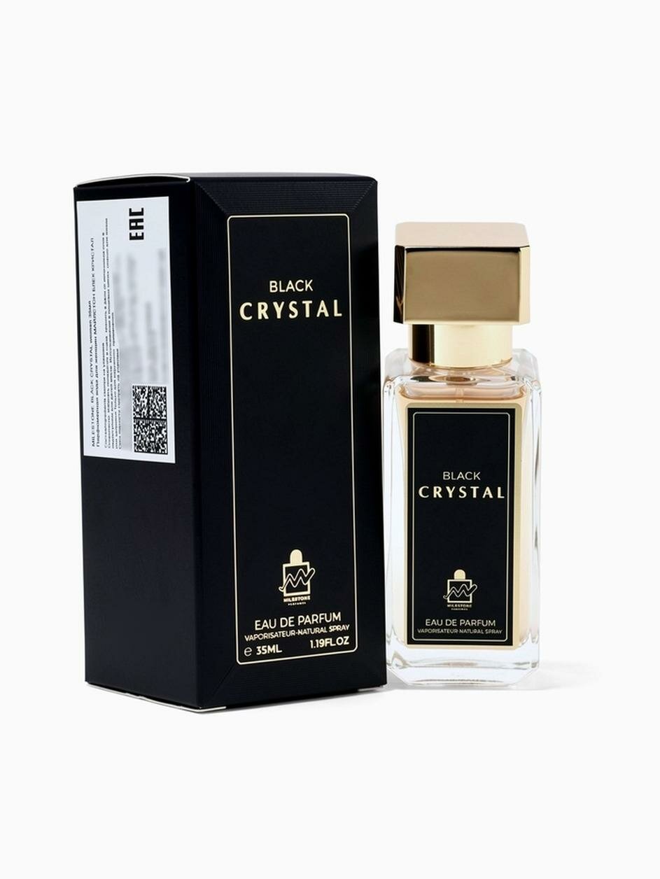 Парфюмерная вода женская Milestone BLACK CRYSTAL, 35 мл (по мотивам Versace Crystal Noir)