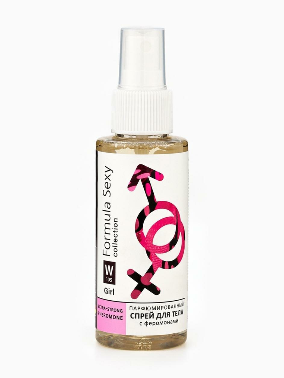 Мист парфюмированный спрей с феромонами для тела Formula Sexy Girl W105, 100 мл 10952892