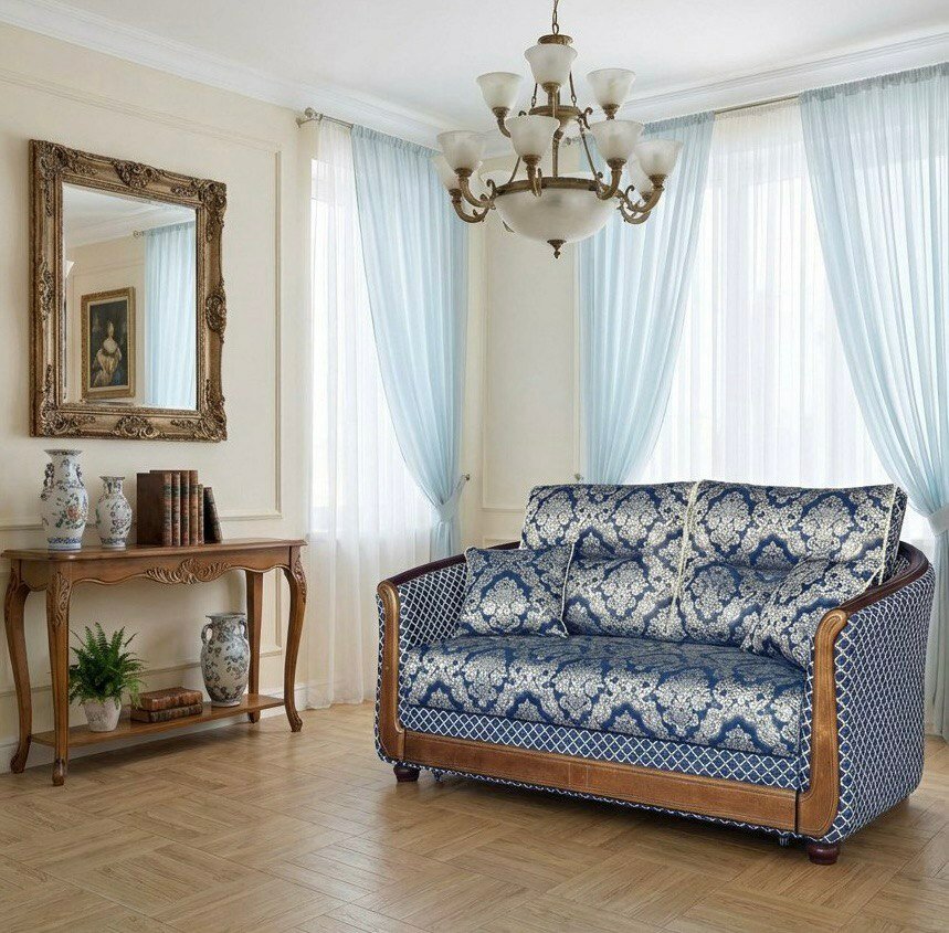 Диван-кровать Бустер New, СТД , высокая спинка, мягкий, удобный, красивый, классический, деликатный жаккард