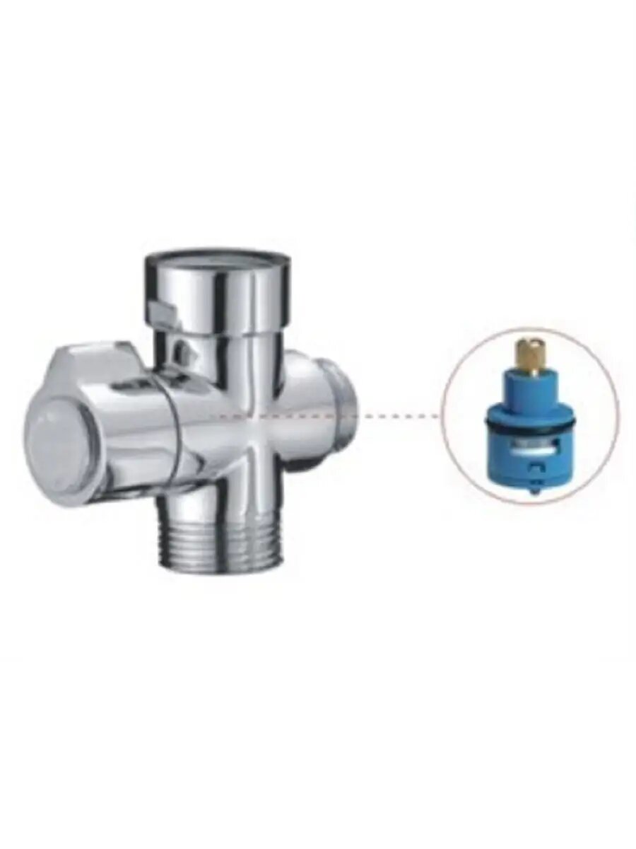 Дивертор (переключатель для душа) для смесителя OUTE