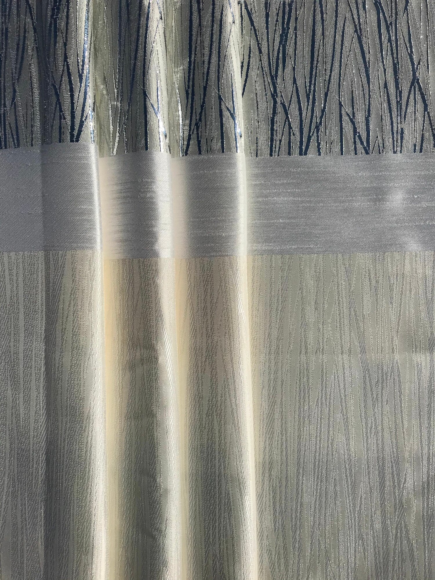 Шторы портьерные на отрез метражом от 1 метра, высота отреза 280 см