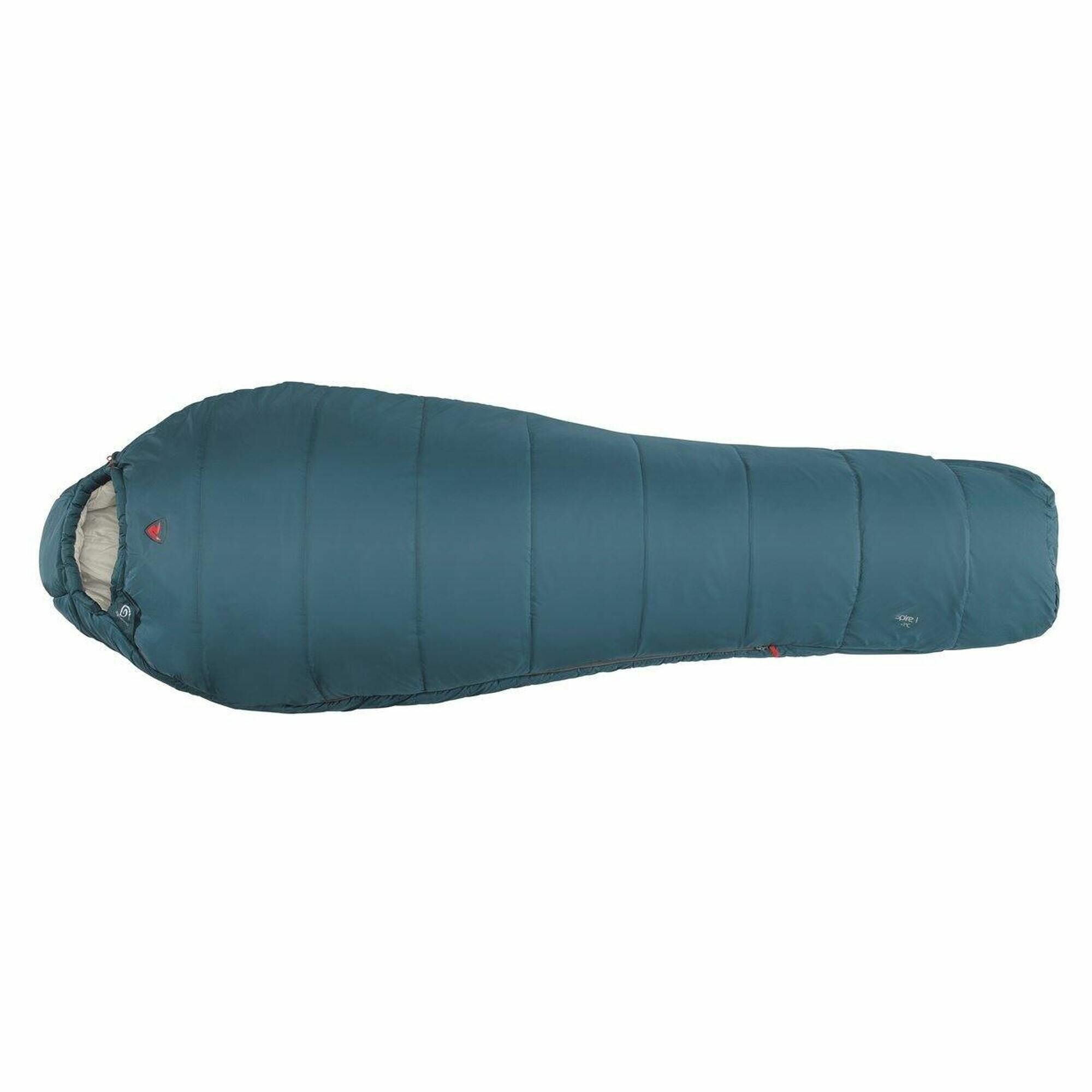 Спальный мешок для походов Robens Spire I синий (-17 C), Decathlon, Цвет: Темно-синий