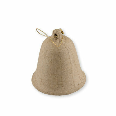 Заготовка для декорирования Love2art Колокольчик, папье-маше, 7,5х7,5х8,5 см, 2 шт (PAM-033)